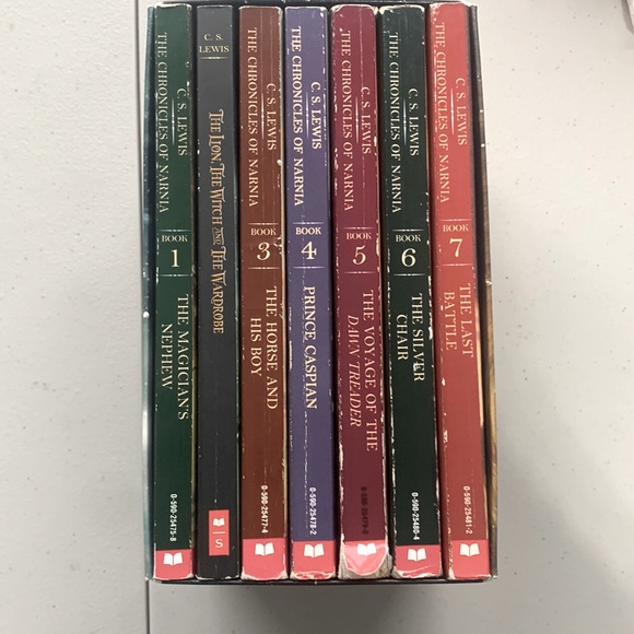 Scholastic | Accents | The Chronicles Of Narnia Book Box Set 7 | Poshmark